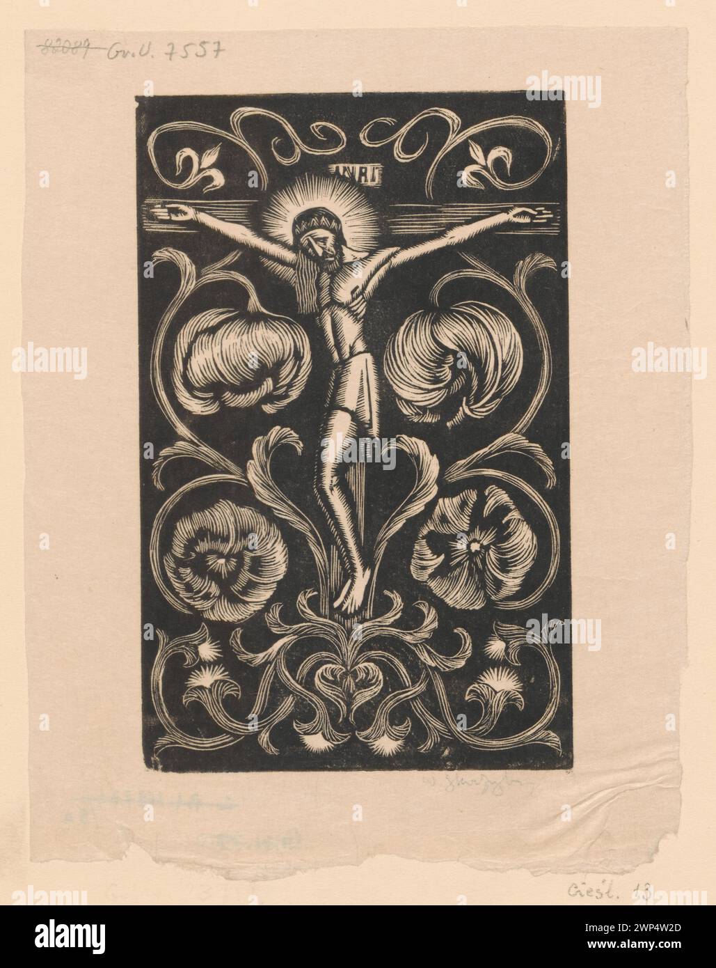 Christ (crucifix); Skoczylas, W Adys Aw (1883-1934); 1915 (1915-00-00 ...