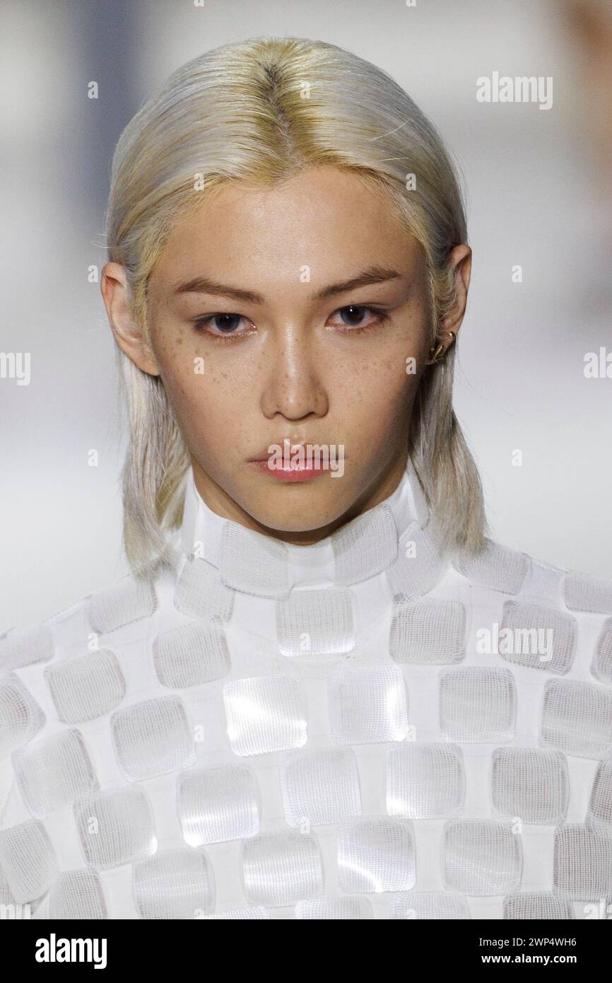 Felix Yongbok Lee wears a creation as part of the Louis Vuitton Fall ...