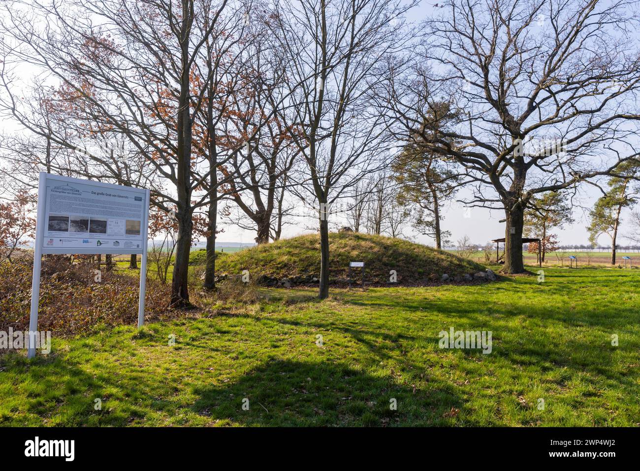 Two imposing burial mounds from the late Bronze Age (approx. 120o years ...