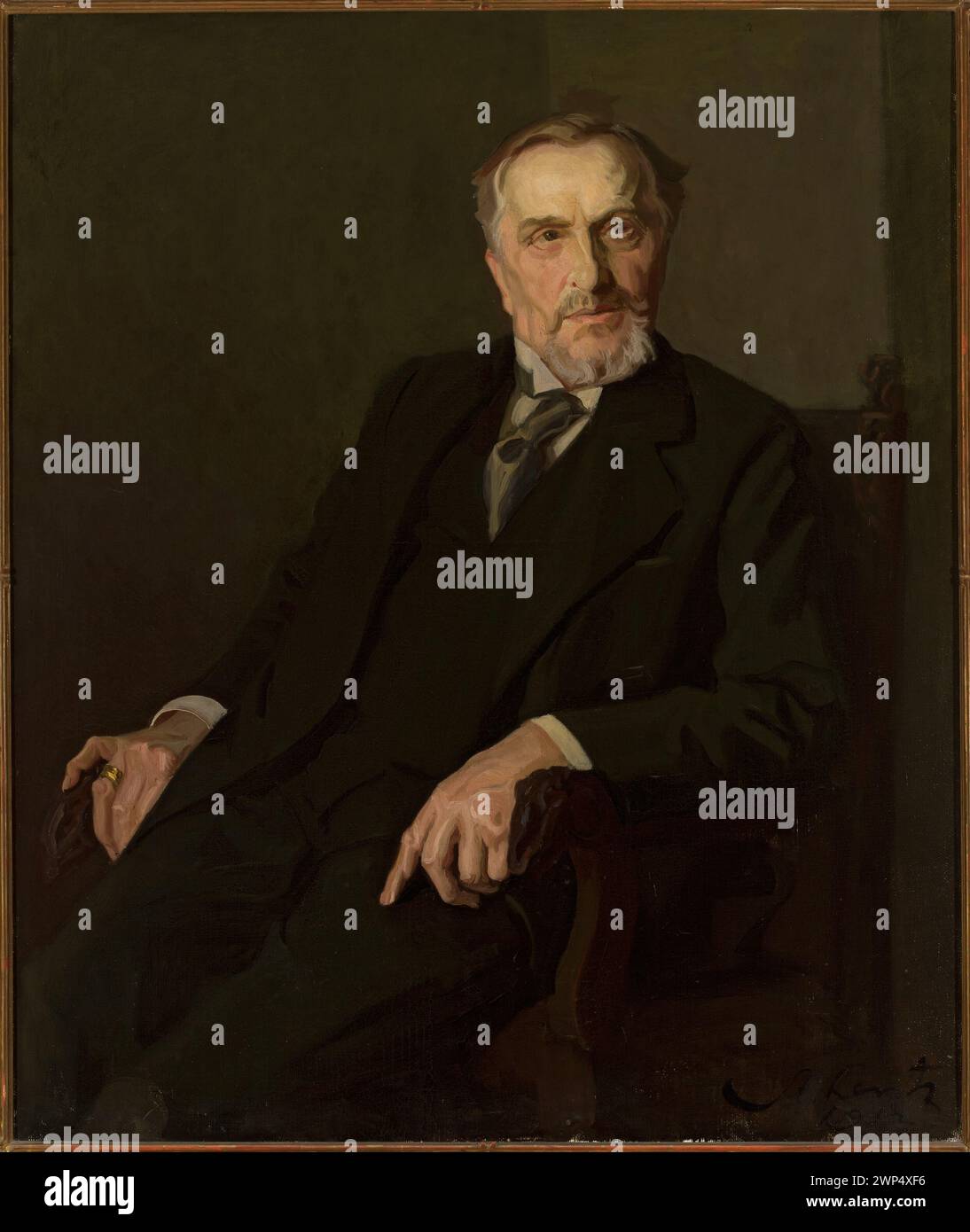 Portrait of Emil Albert Ferdinand Wedel, Polish industrialist and ...