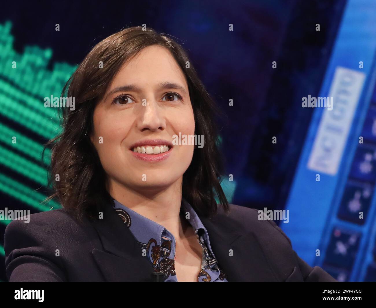 Rome, Italy. 05th Mar, 2024. Rome, Rai ex Teulada studios, TV broadcast ...