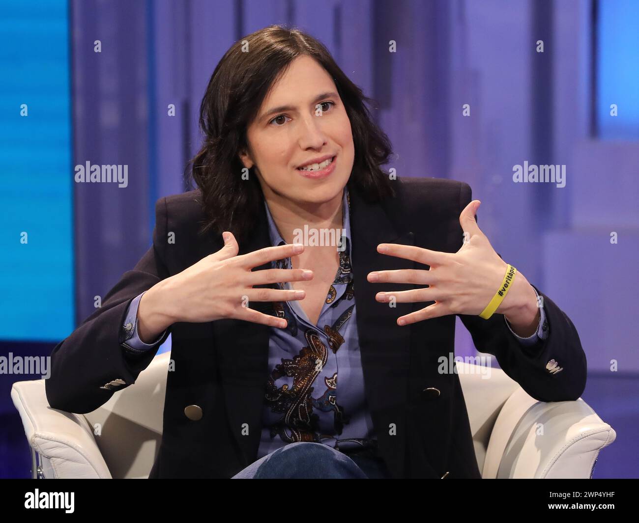 Rome, Italy. 05th Mar, 2024. Rome, Rai ex Teulada studios, TV broadcast ...