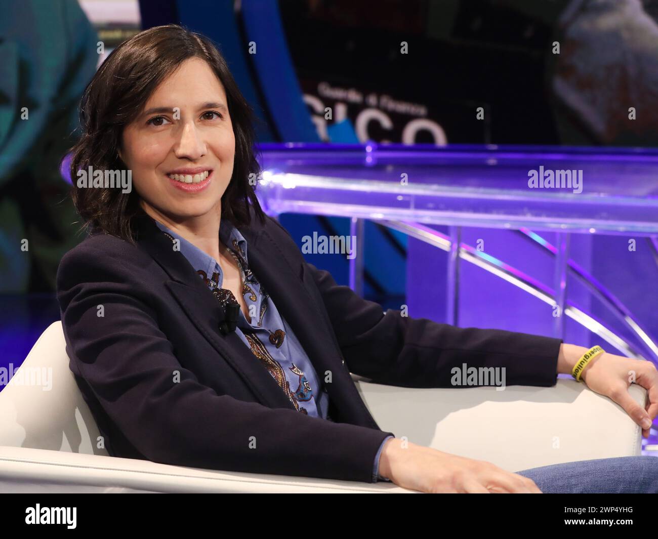 Rome, Italy. 05th Mar, 2024. Rome, Rai ex Teulada studios, TV broadcast ...