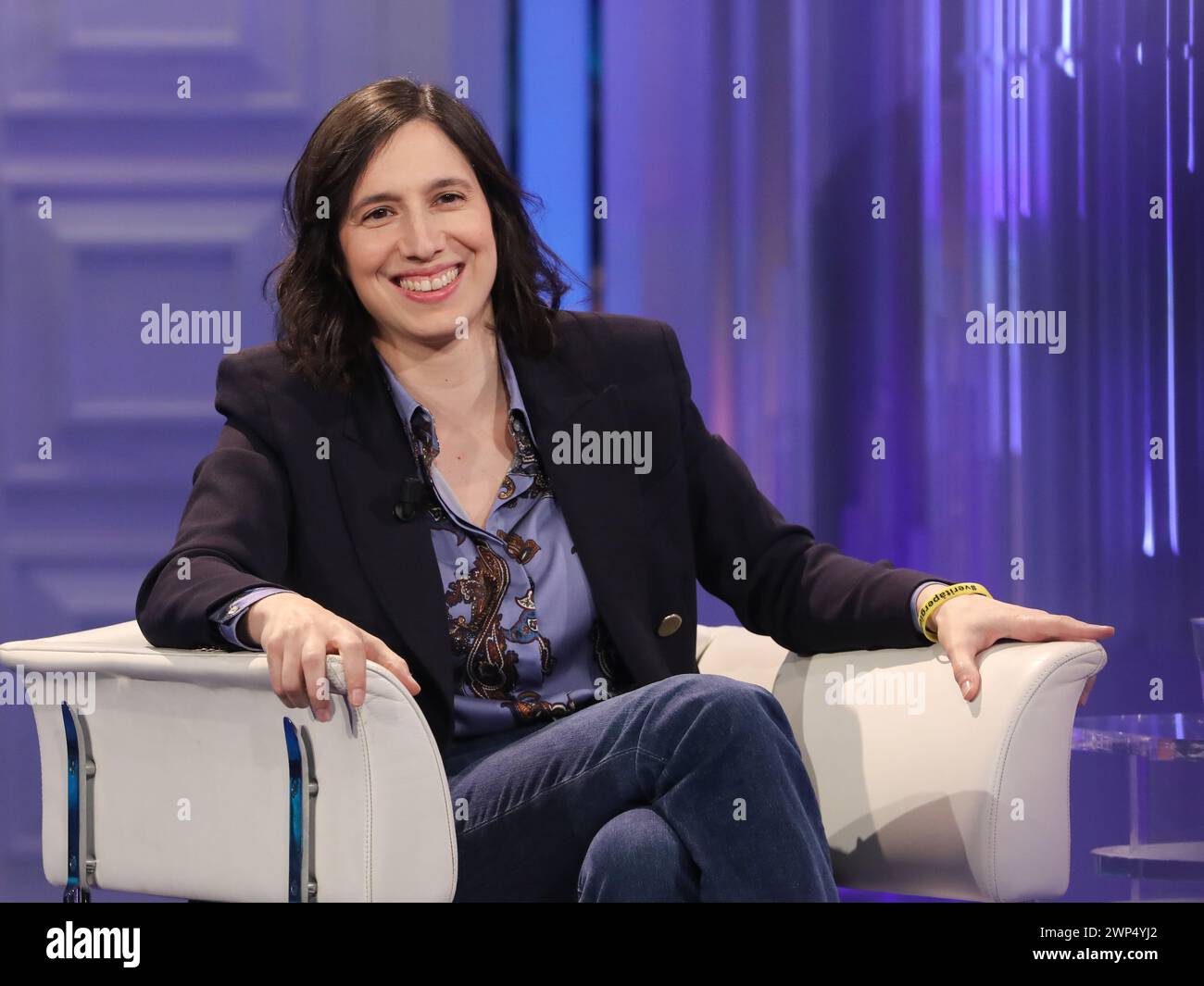 Rome, Italy. 05th Mar, 2024. Rome, Rai ex Teulada studios, TV broadcast ...