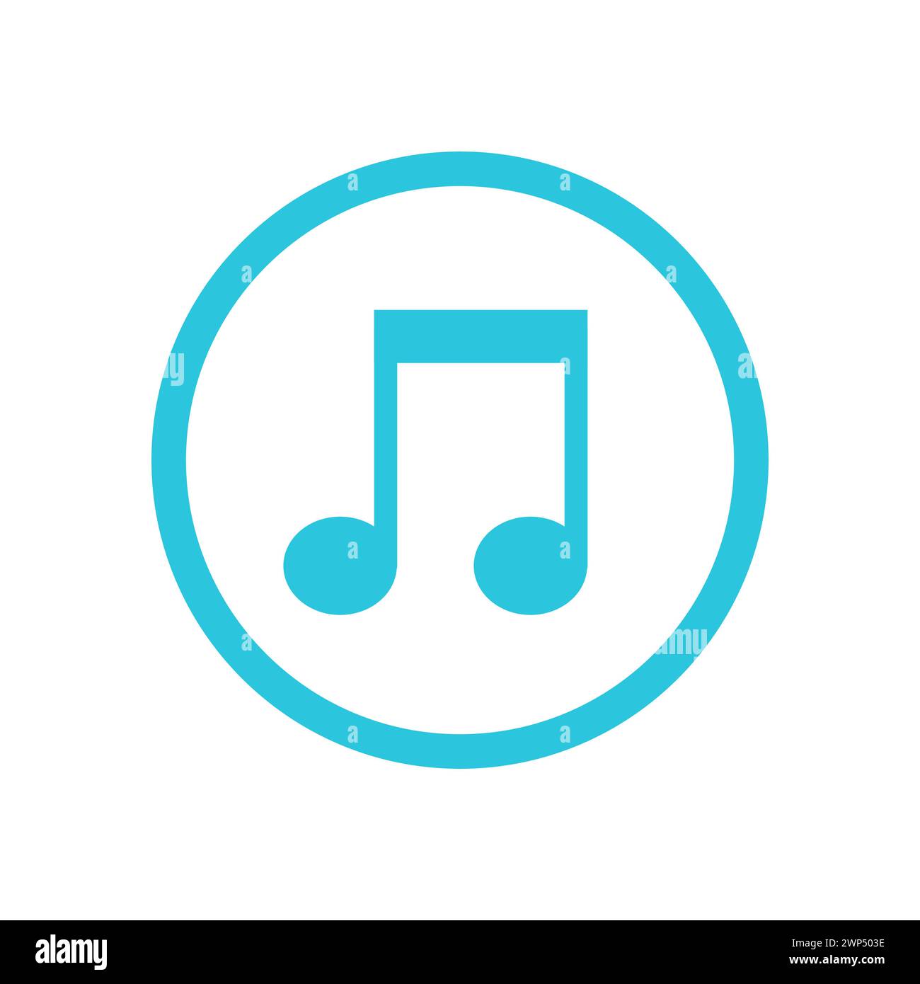 Song, music note icon. From blue icon set Stock Vector Image & Art - Alamy