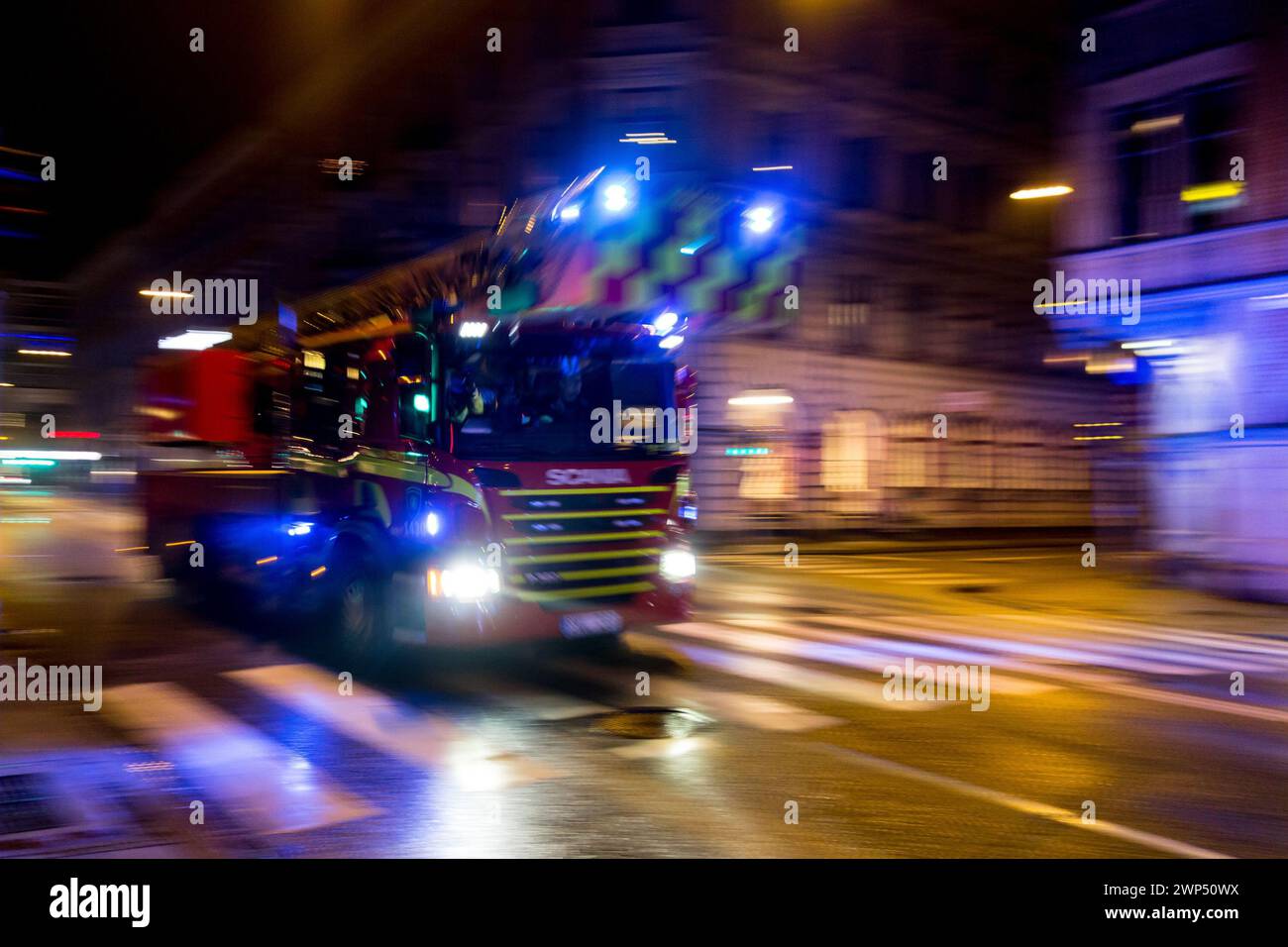 Scania fire truck hi-res stock photography and images - Alamy