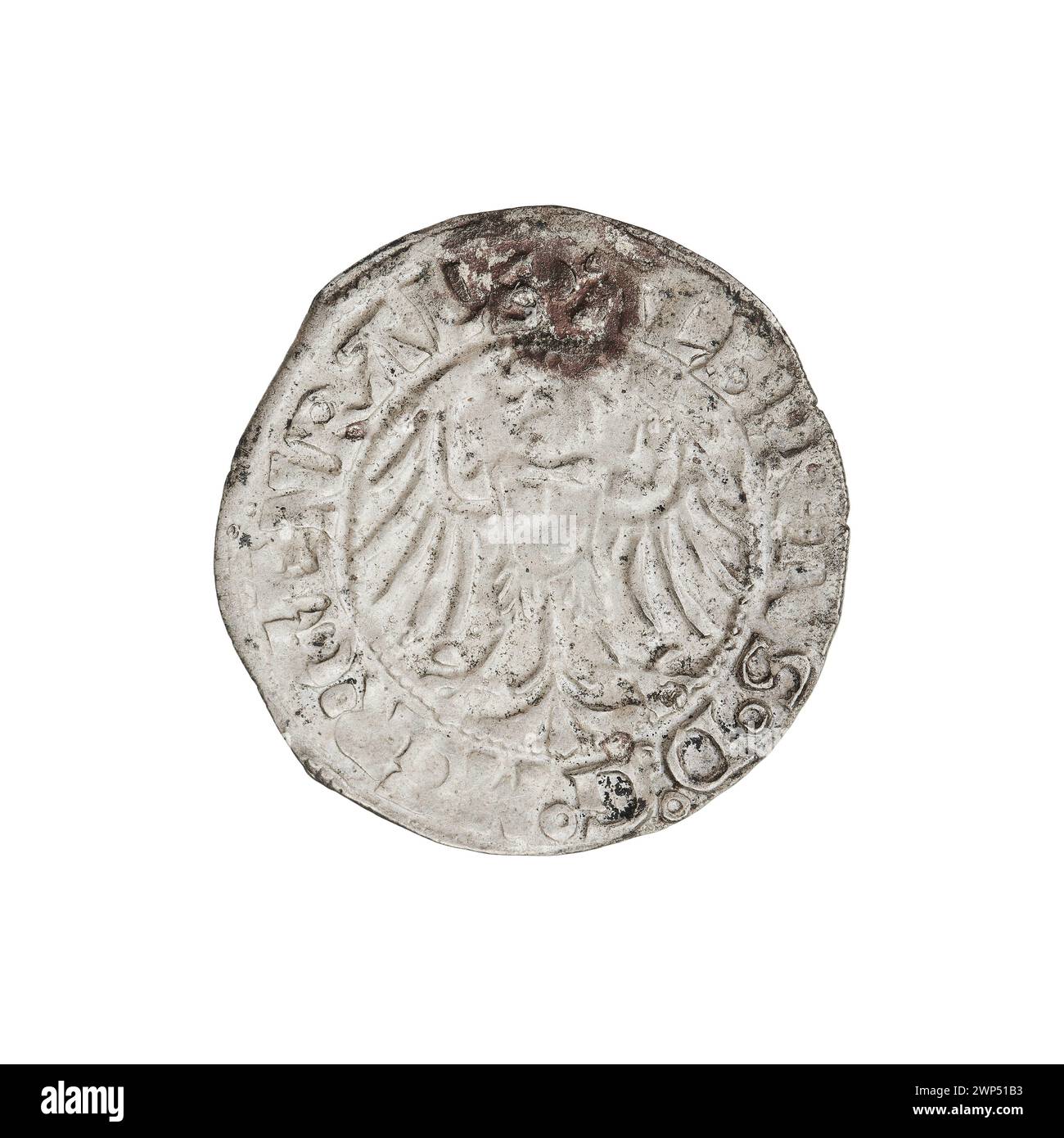 Coin from 1515 issued under Grand Master Albrecht Hohenzollern in ...