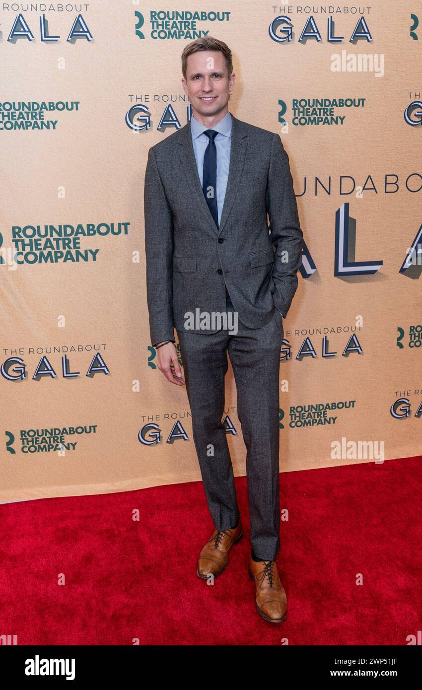 New York, USA. 04th Mar, 2024. Eric Bottcher attends the Roundabout Theatre Company 2024 Gala at ...