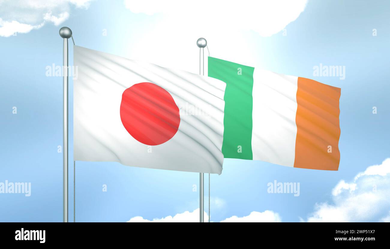 Japan ireland flag hi-res stock photography and images - Alamy