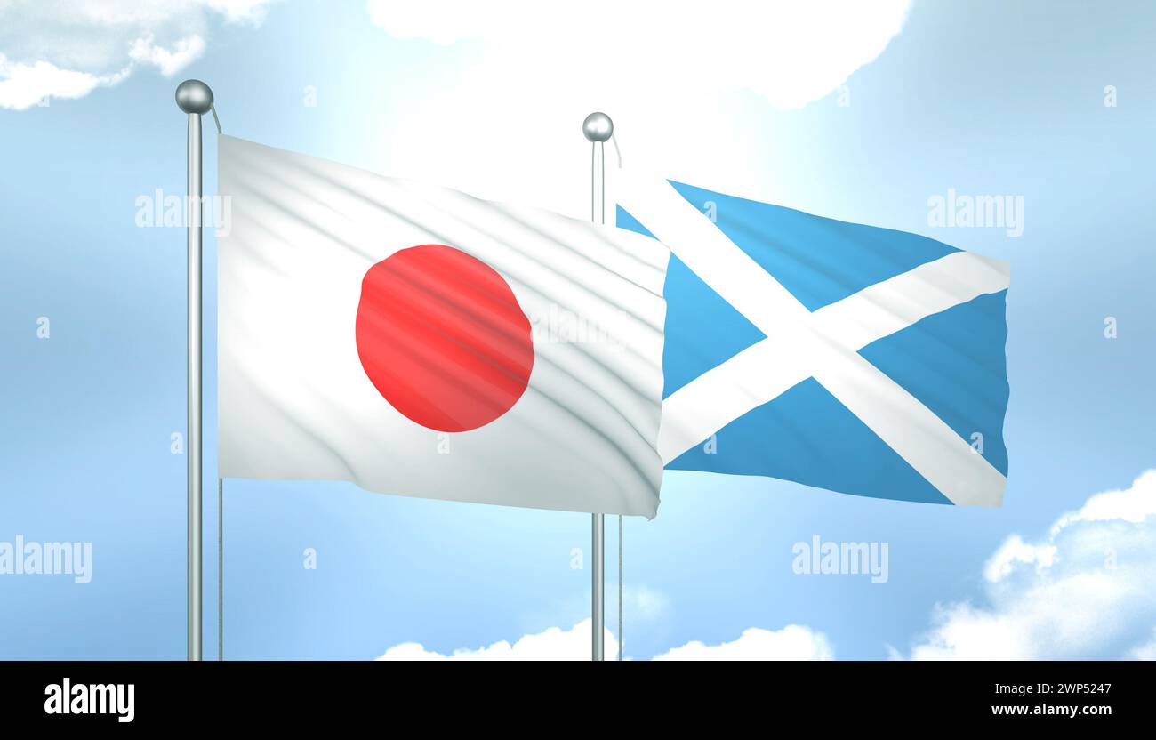 Scotland japan flag hi-res stock photography and images - Alamy
