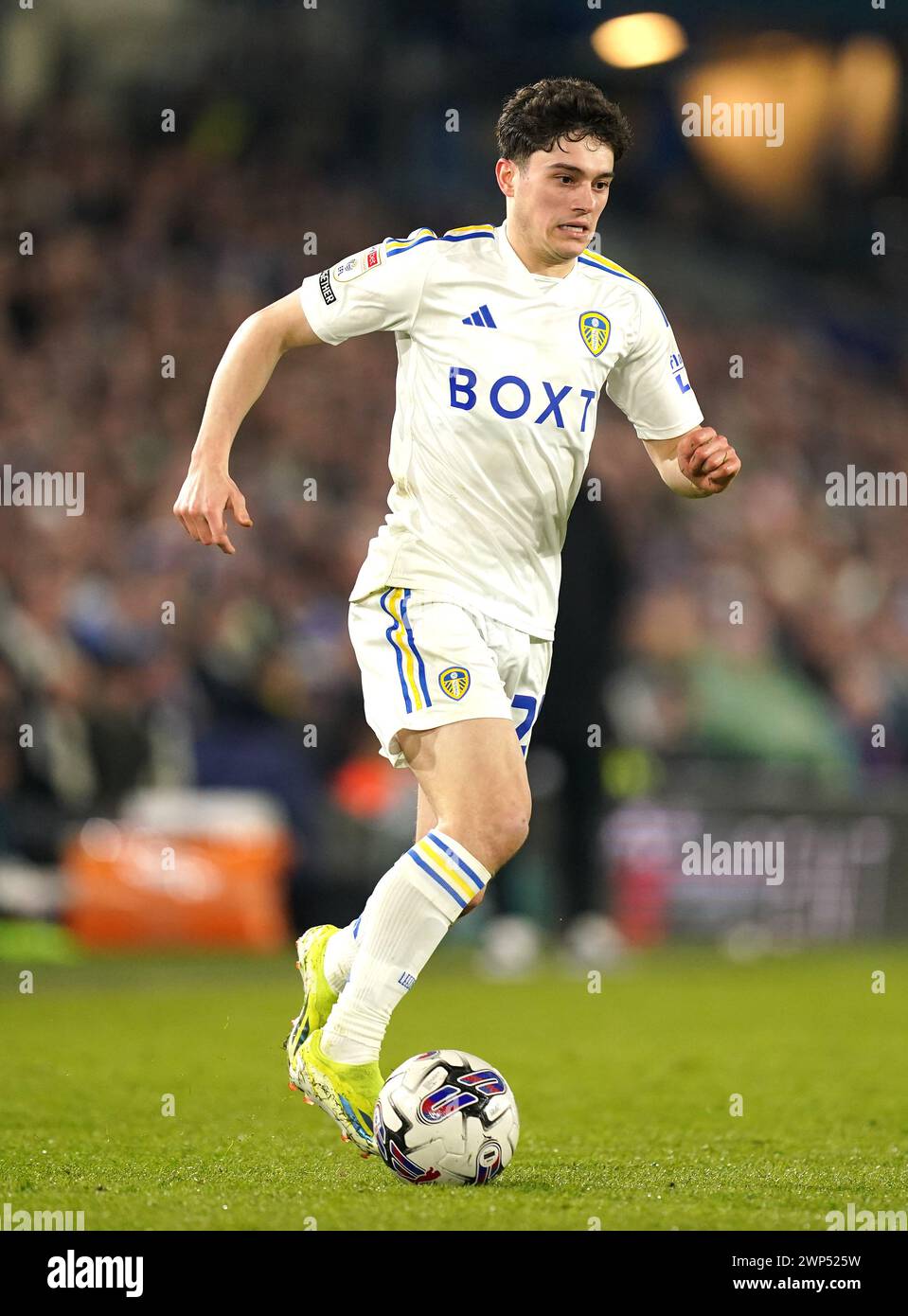 Leeds United's Daniel James in action during the Sky Bet Championship ...