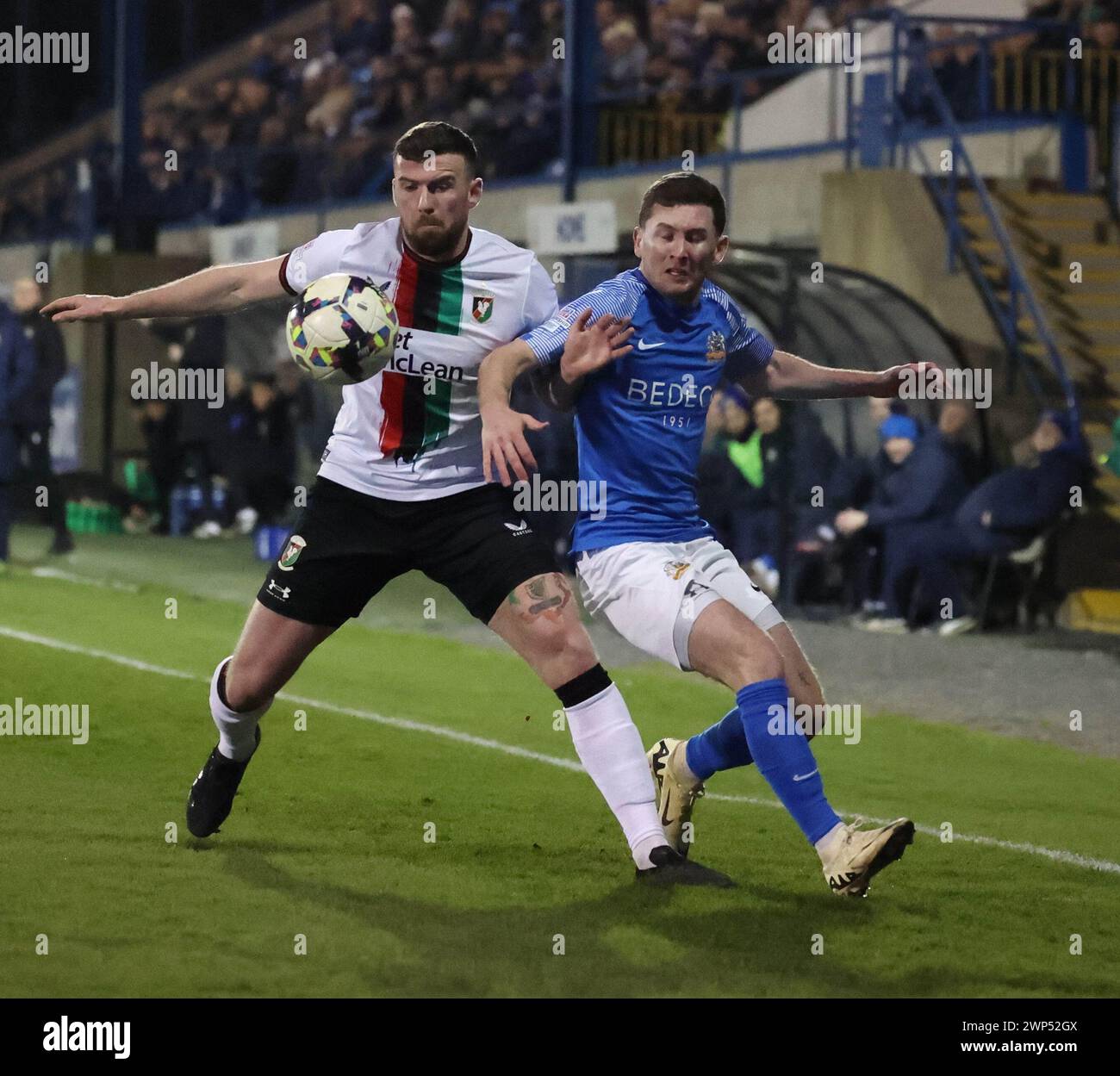 Mourneview Park, Lurgan, County Armagh, Northern Ireland, UK. 05th Mar ...