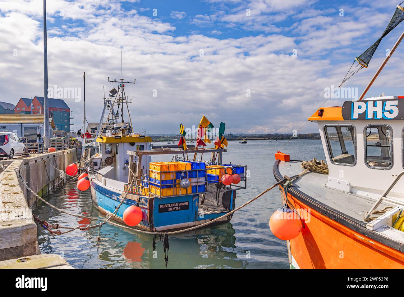 Amble, Morpeth, Northumberland, England, Great Briton, United Kingdom ...