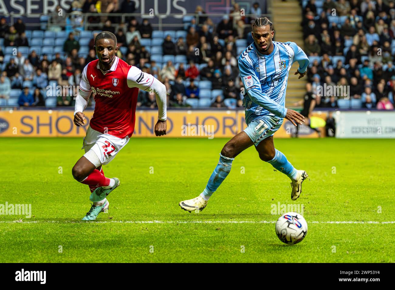 5th March 2024; Coventry Building Society Arena, Coventry, England; EFL ...