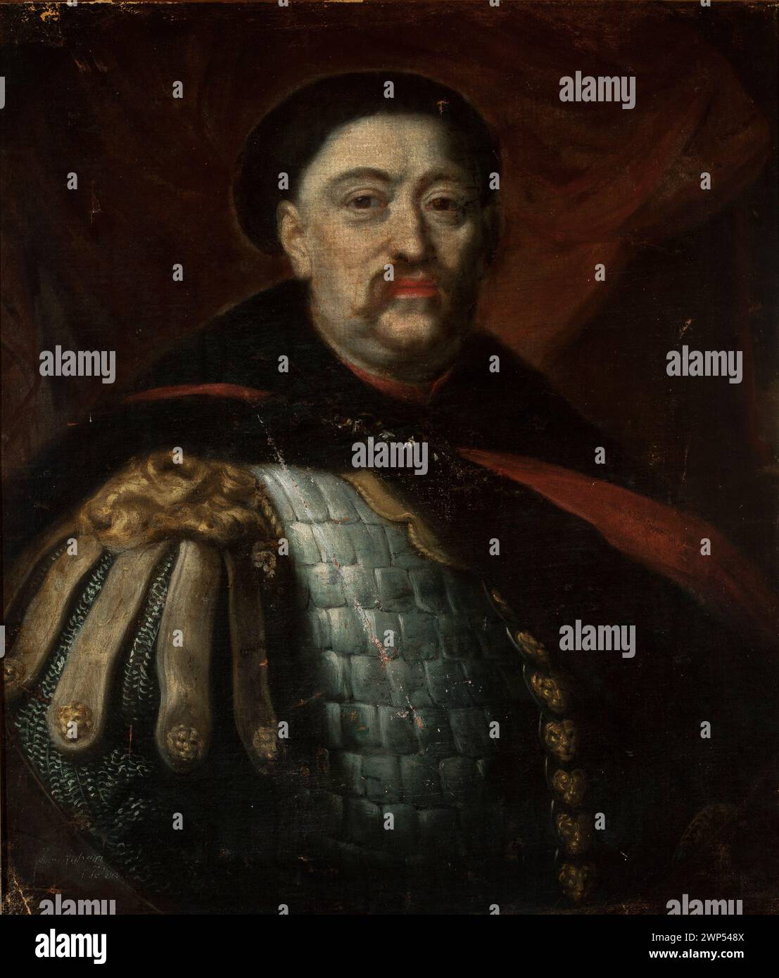 Portrait of King Jan III Sobieski of Poland, painted at the end of the ...