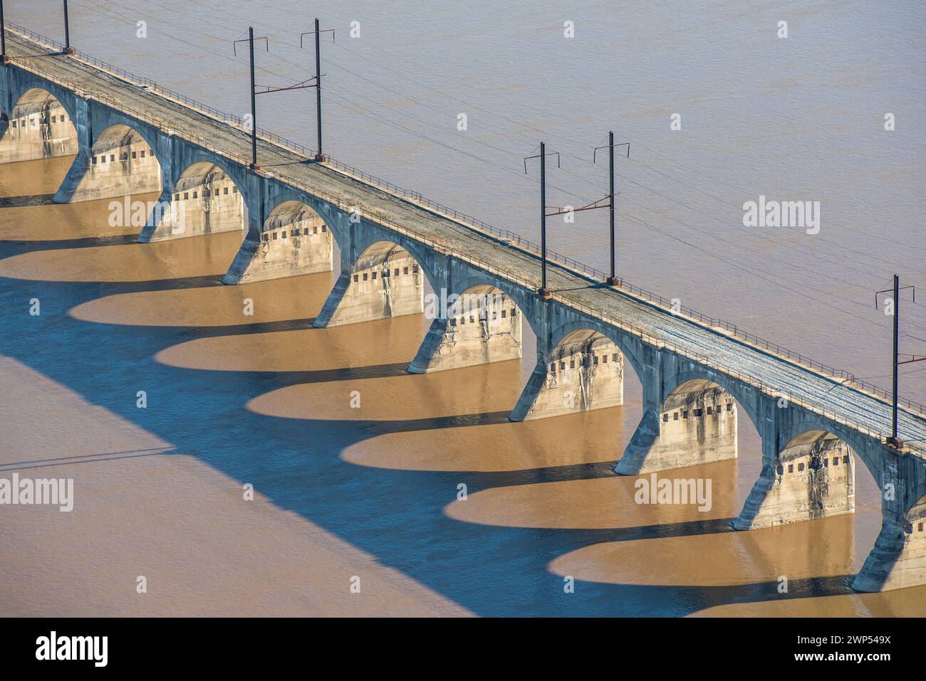 Cumberland Valley railroad Bridge Stock Photo - Alamy