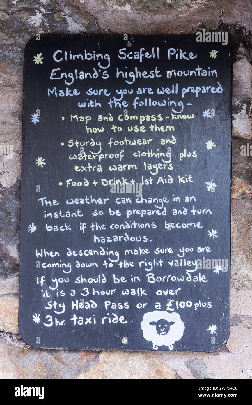 Wasdale Head, Seascale, Lake District National Park, Cumbria, England ...