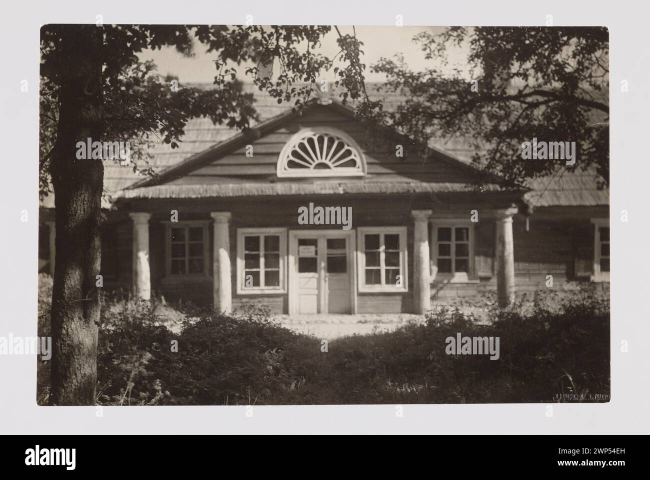Photograph of the manor (Dworek) on 3rd of May Street in Nowogródek by ...
