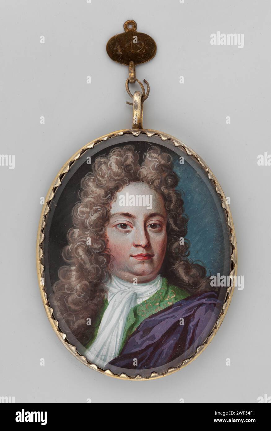 Portrait of my husband in Peruka a la Lion, Georg von Hessen-Darmstadt ...