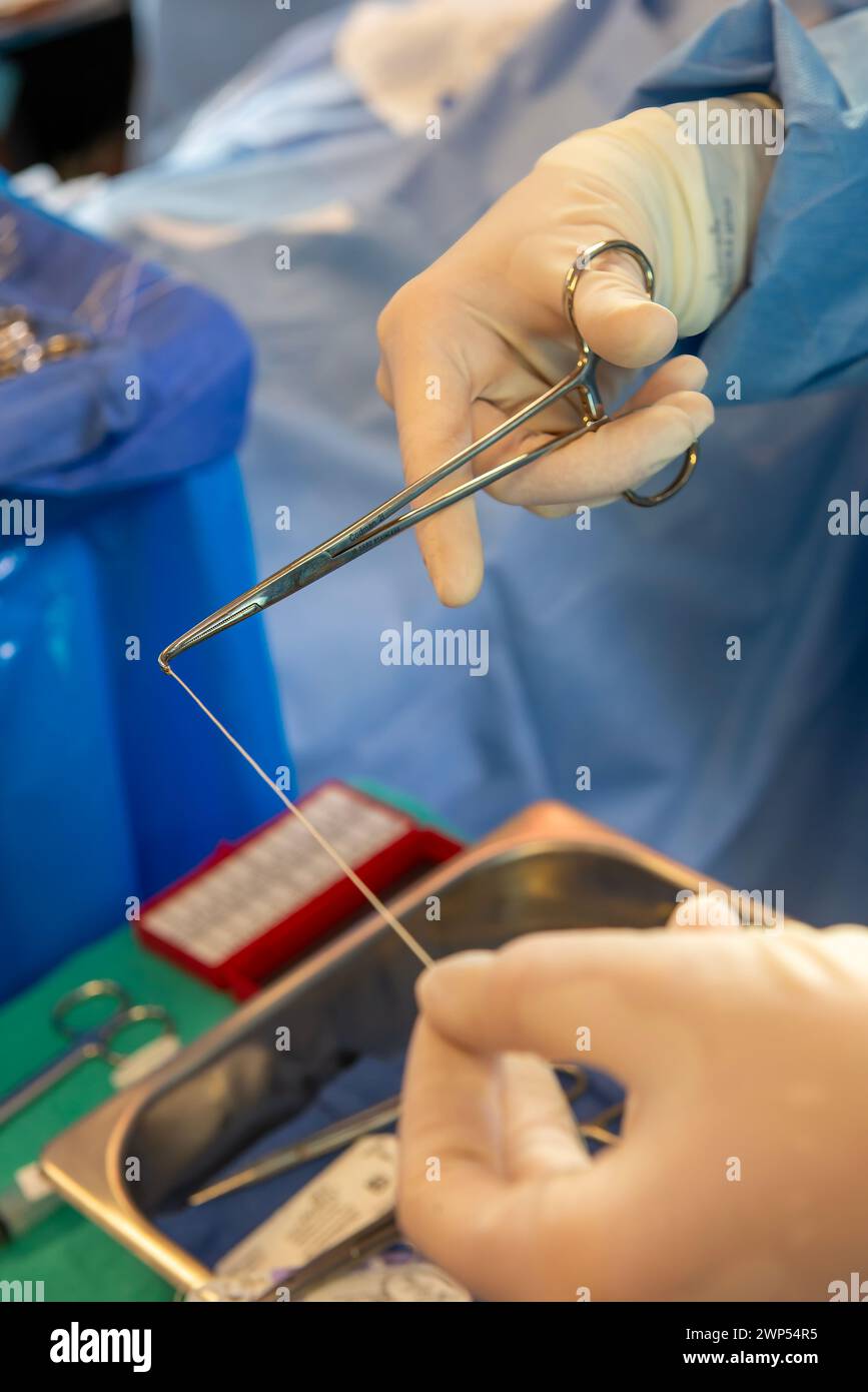 Medical tools in the operating room Stock Photo - Alamy