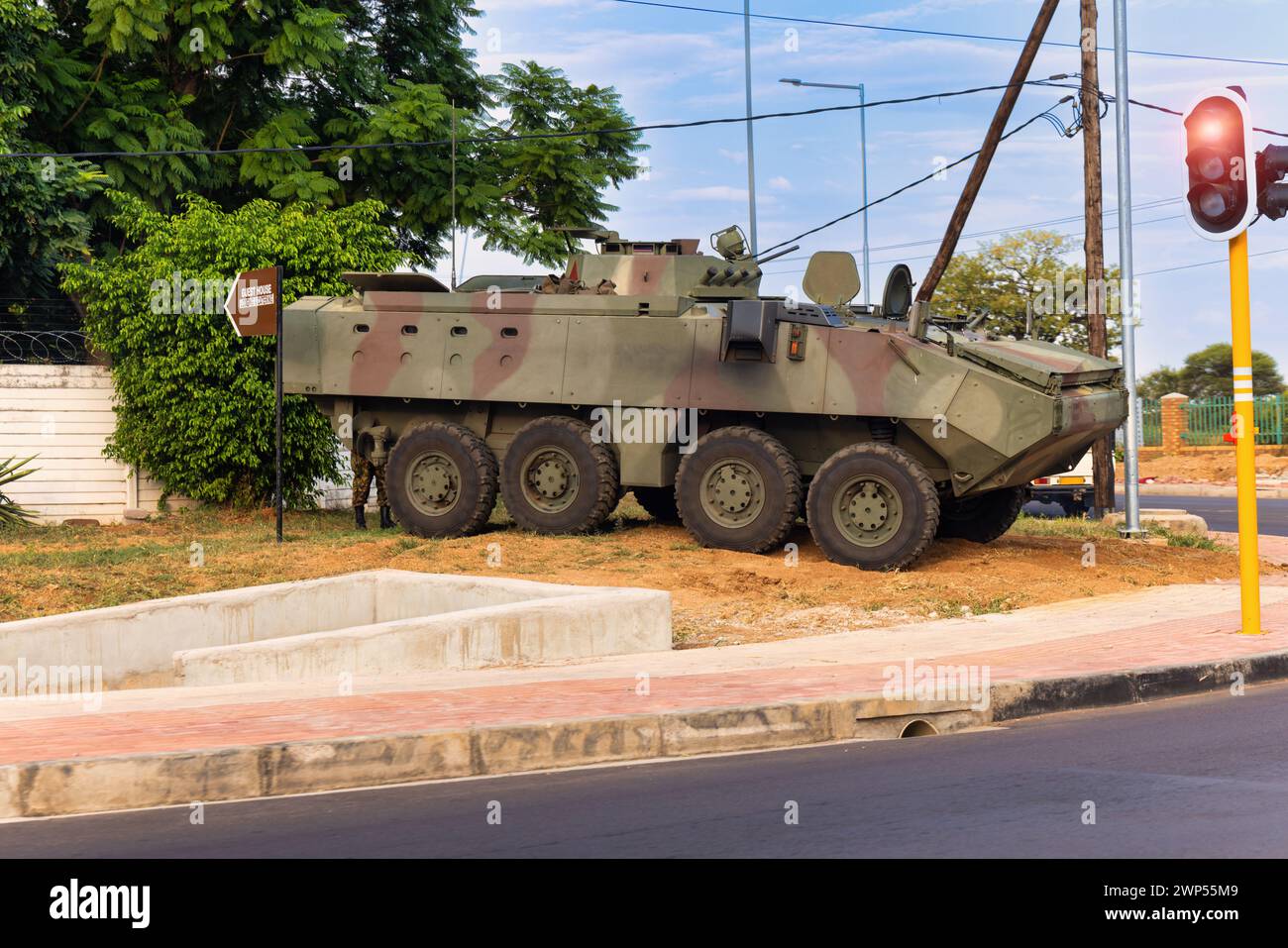 military vehicle, coup in an african country, 8×8 Light Armored ...