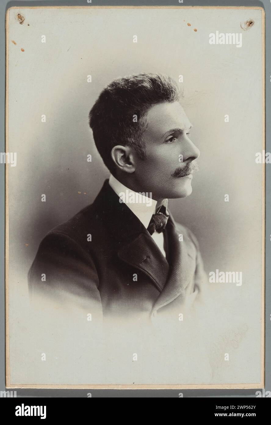 Portrait of the husband from the same (bust from the profile); Adela ...