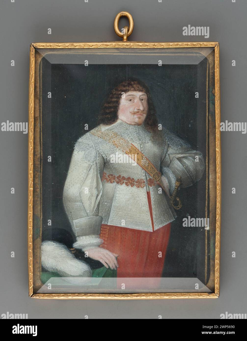 Portrait of Władysław IV Waza, Polish king (1595-1648), painted in 1630 ...