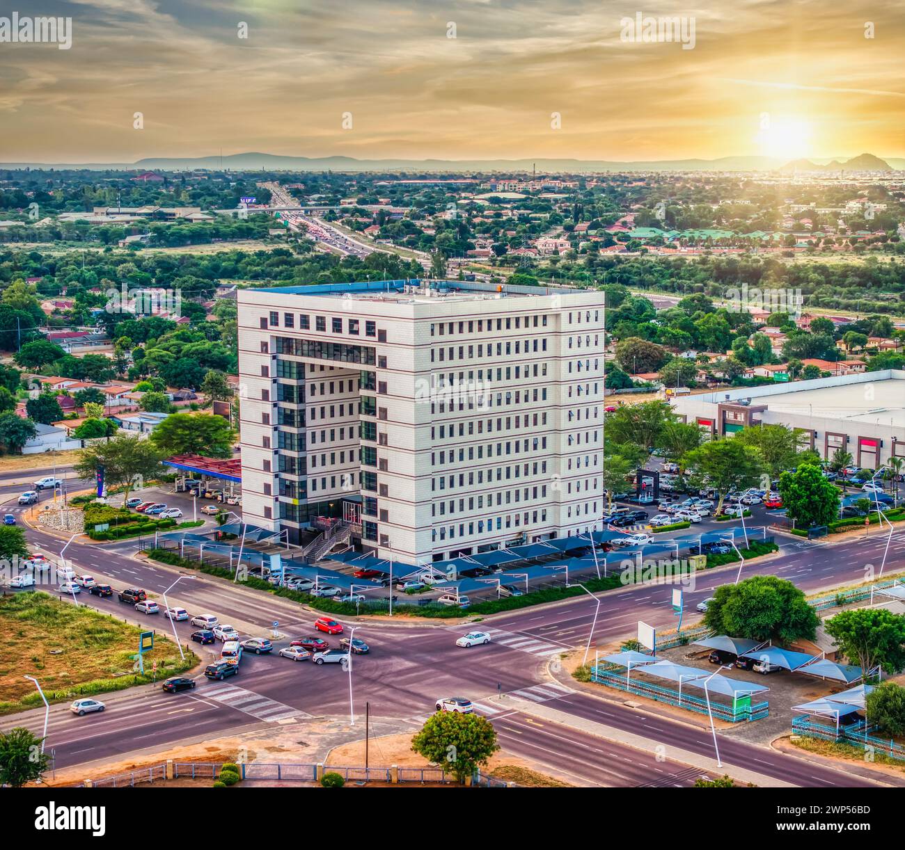 Aerial intersection africa hi-res stock photography and images - Alamy