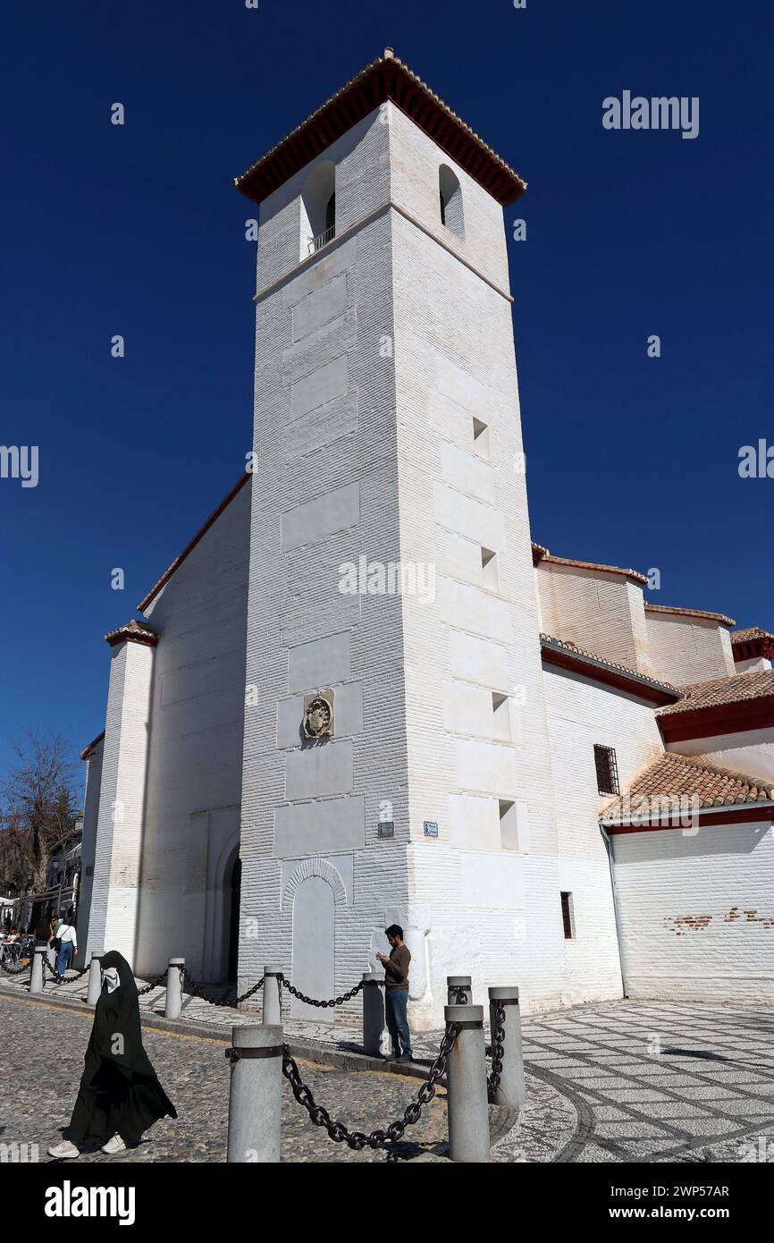 Simple square white church tower hi-res stock photography and images ...