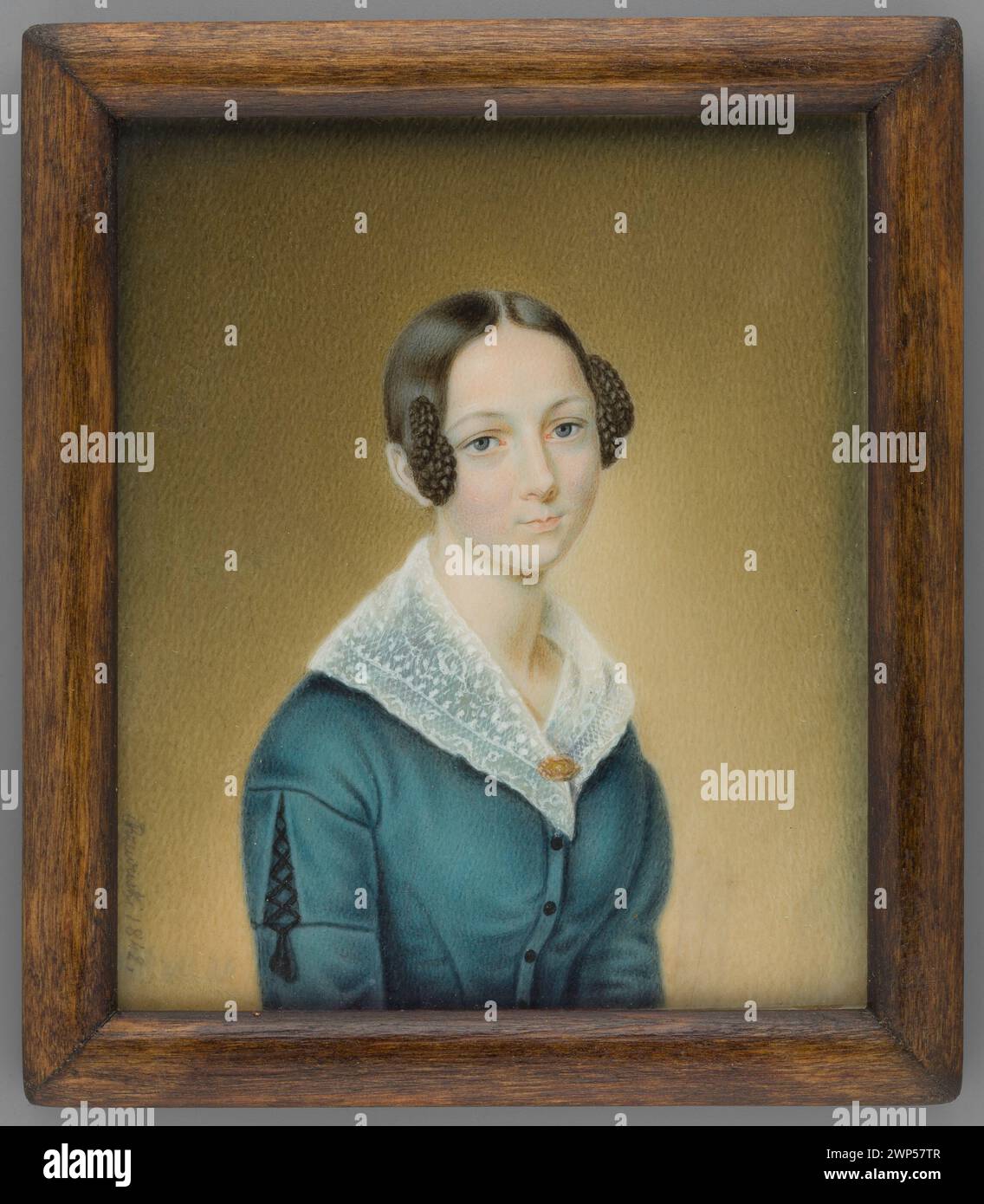 1842 portrait of Aniela Radzimi by Wincenty Rzewuski, a Polish ...