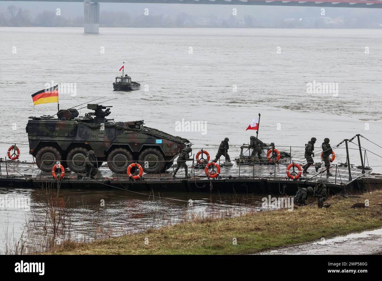 Korzeniewo, Poland. 05th Mar, 2024. German and Polish servicemen ...