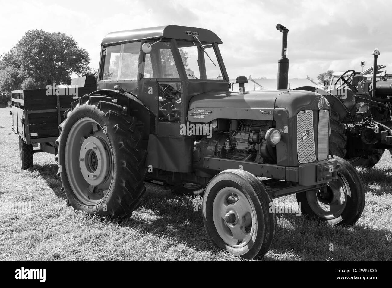 Blue fordson power major tractor Black and White Stock Photos & Images ...