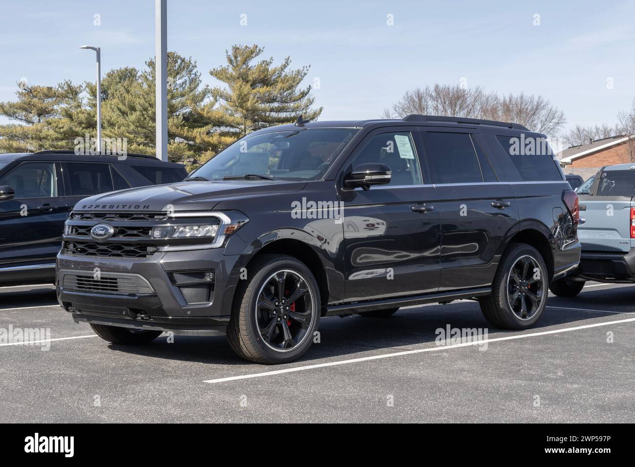 Kokomo - February 3, 2024: Ford Expedition Limited dealership display ...