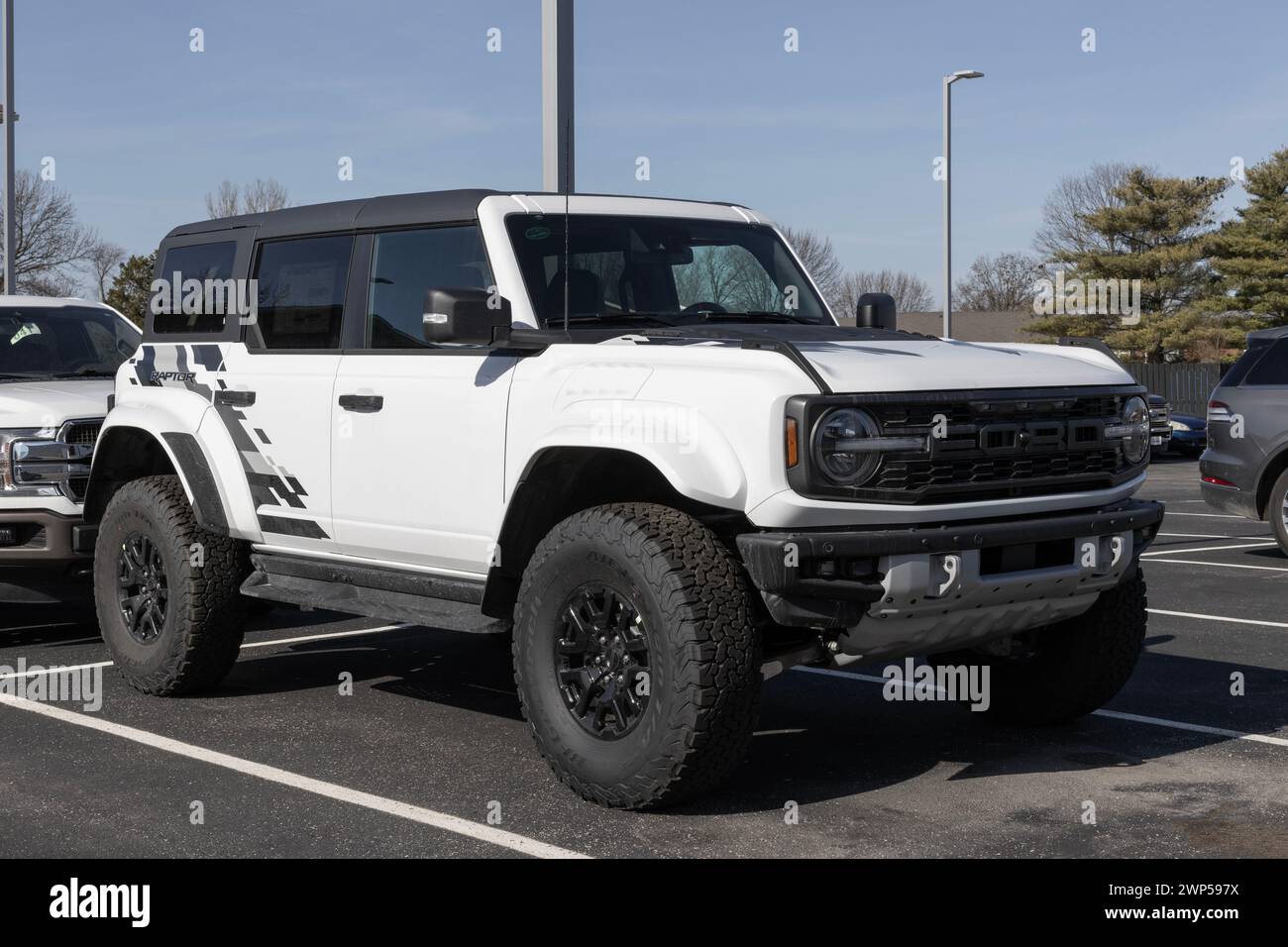 Kokomo - February 3, 2024: Ford Bronco Raptor dealership display. Ford ...