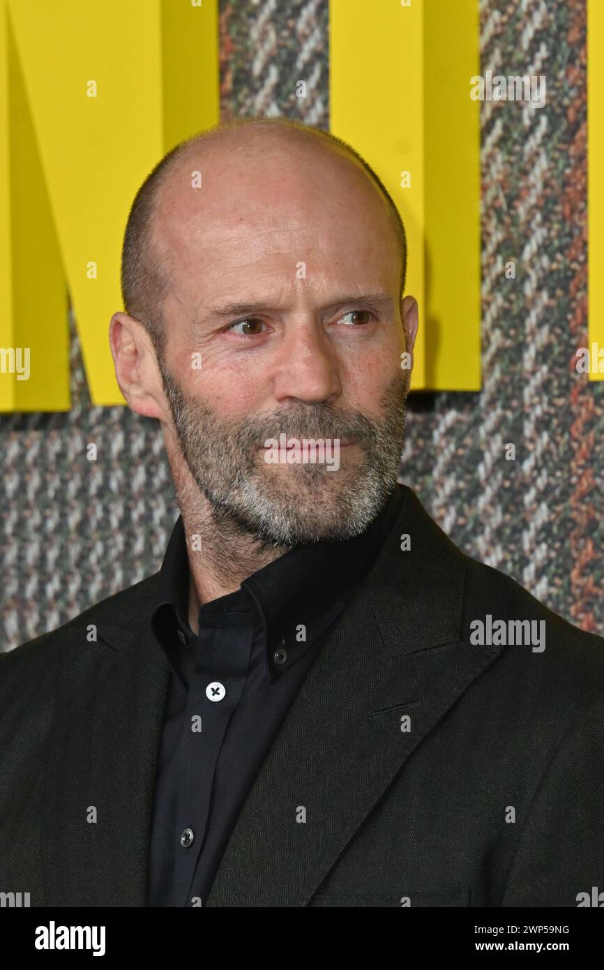 London, UK. 5th Mar, 2024. Jason Statham at The Gentlemen UK Series ...