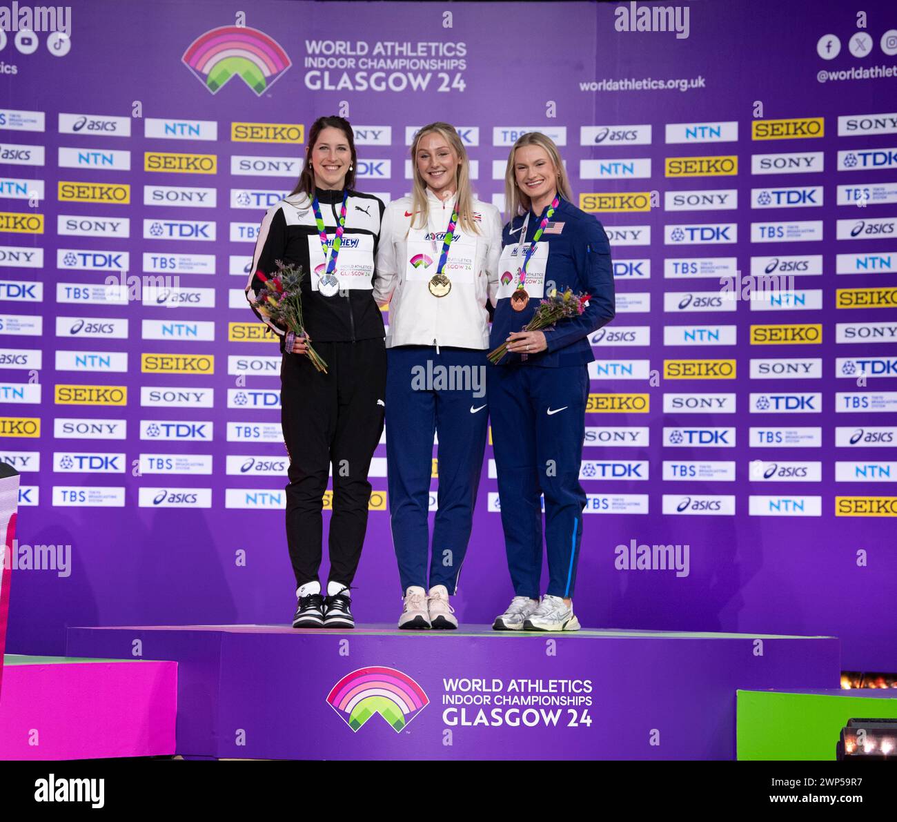 Eliza McCartney (New Zealand Silver), Molly Caudery (Great Britain Gold ...