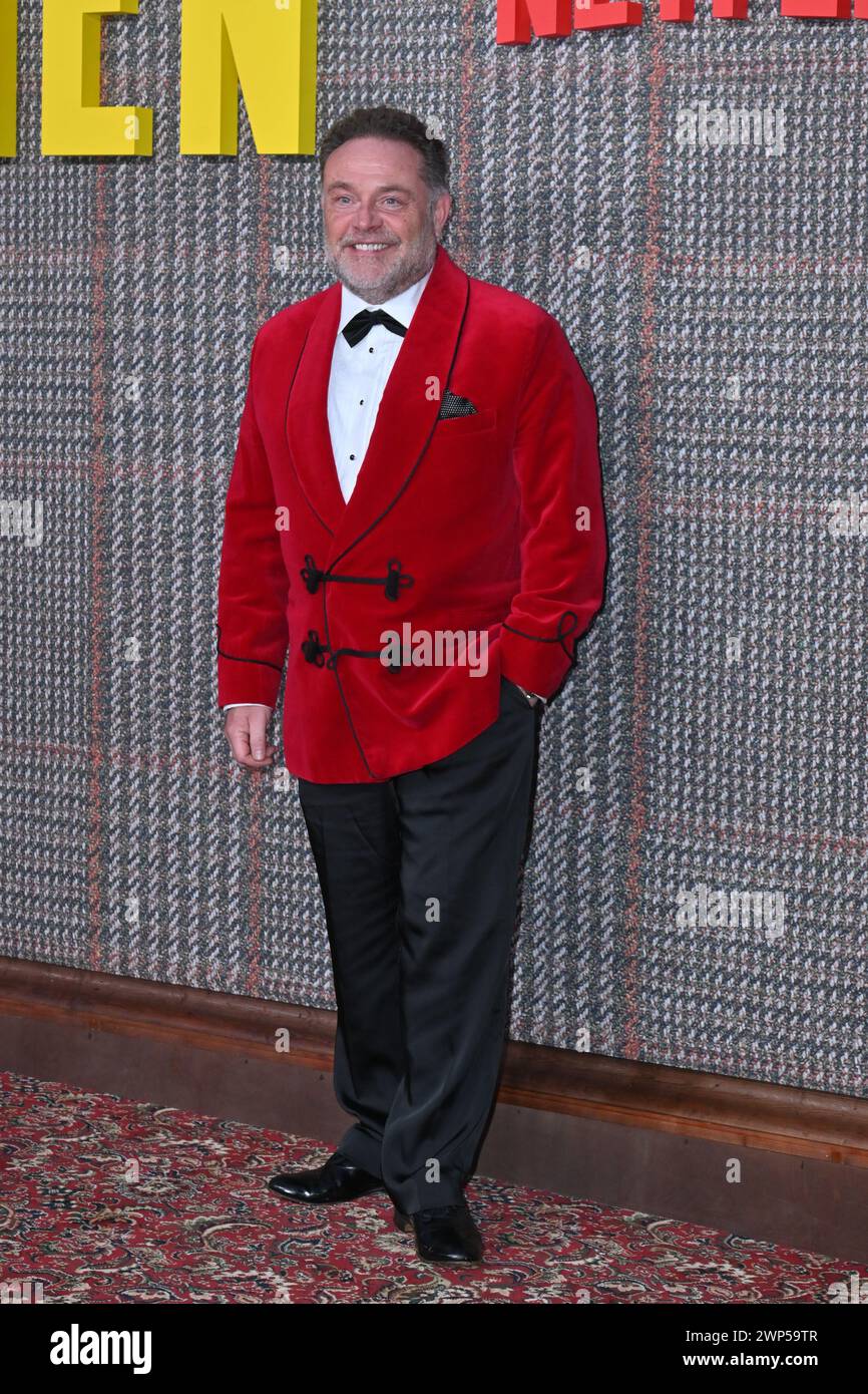 London, UK. 5th Mar, 2024. John Thomson at The Gentlemen UK Series Global Premiere, Theatre ...