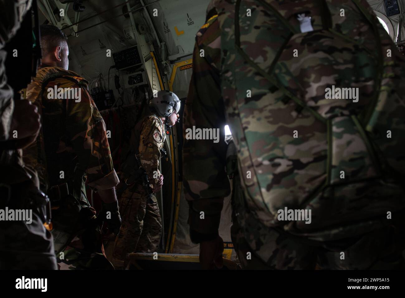 U.S. Air Force Senior Airman John Shobe, 36th Expeditionary Airlift ...