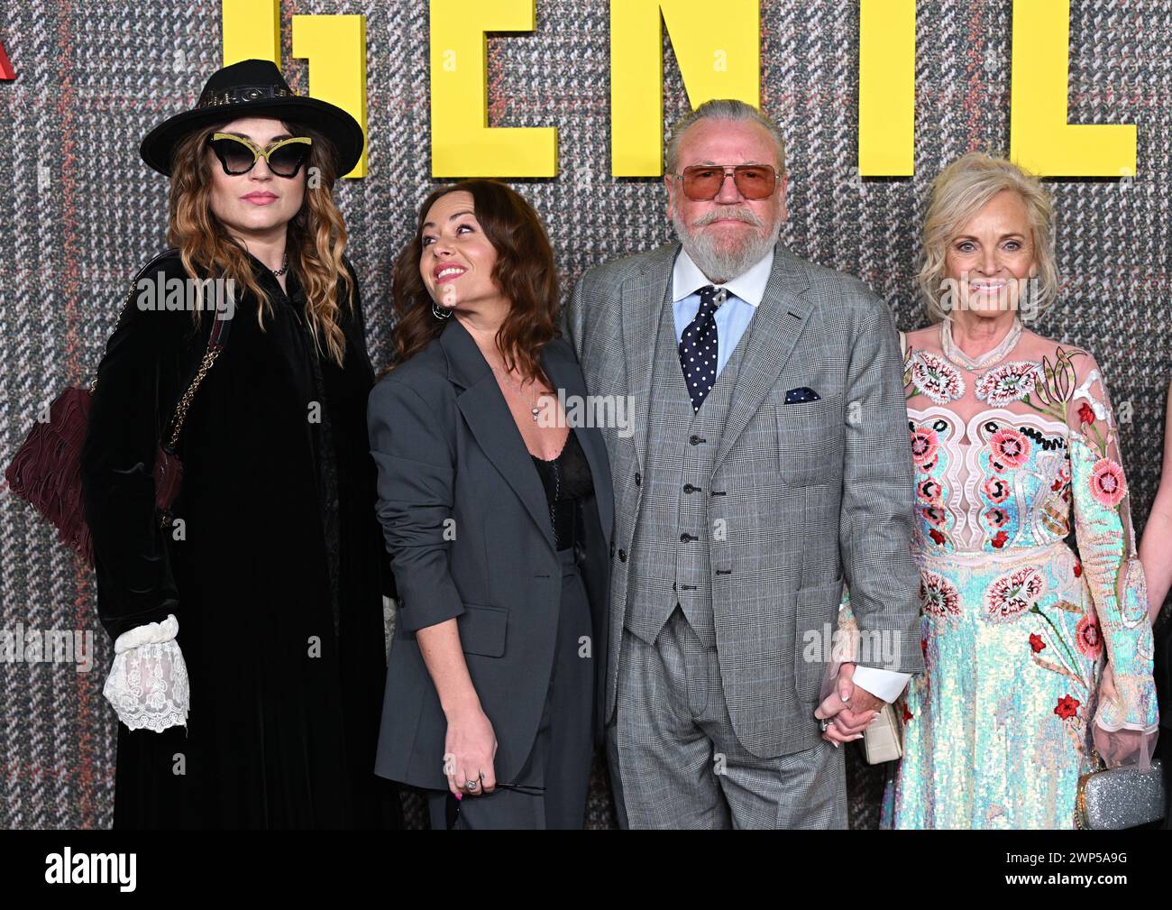 London, UK. March 5th, 2024. Jaime Winstone, Ray Winstone and Elaine ...