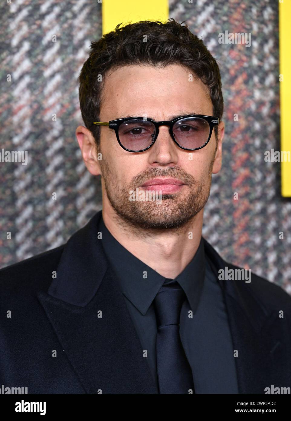 London, UK. March 5th, 2024. Theo James arriving at The Gentlemen UK ...