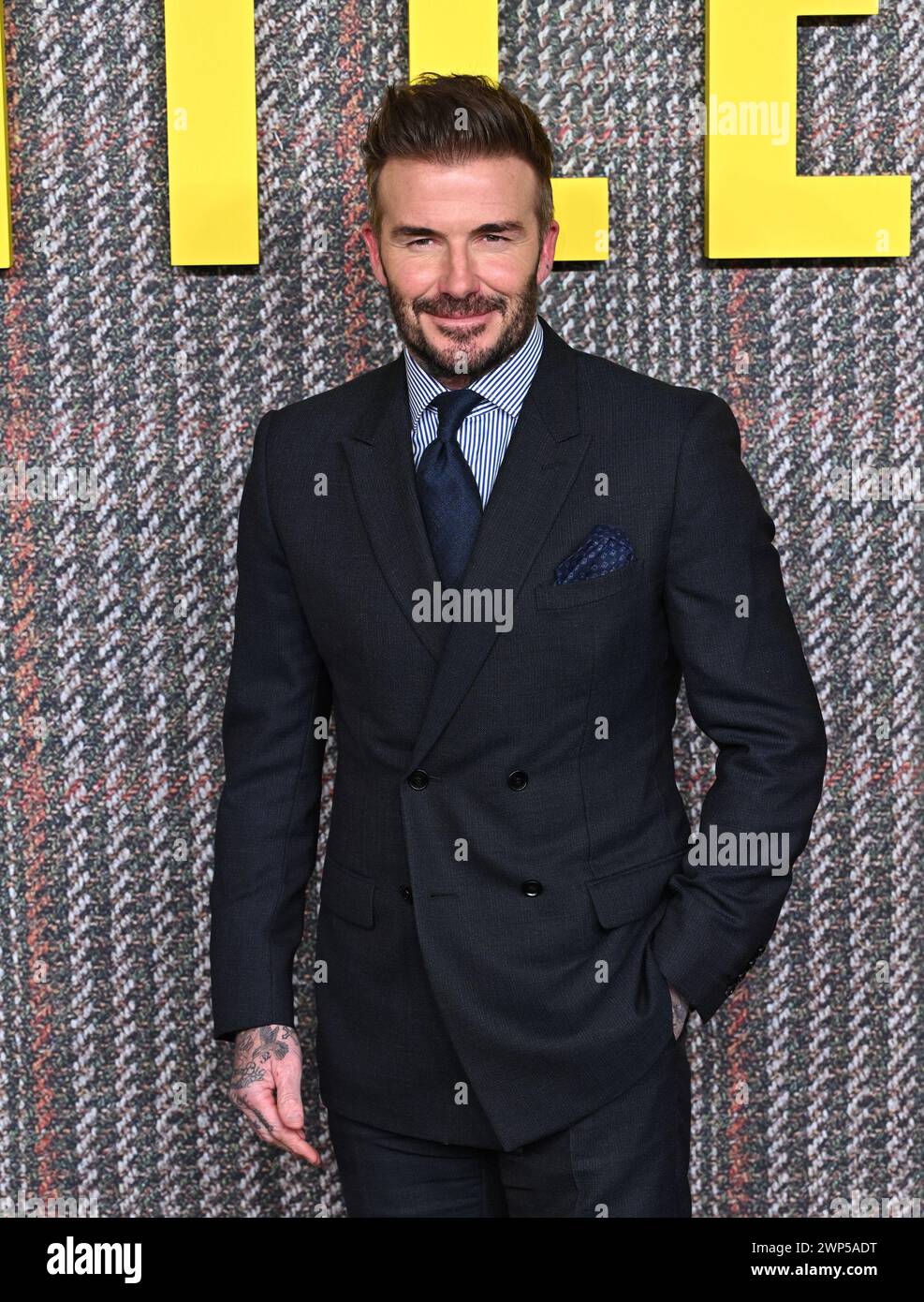 London, UK. March 5th, 2024. David Beckham arriving at The Gentlemen UK ...