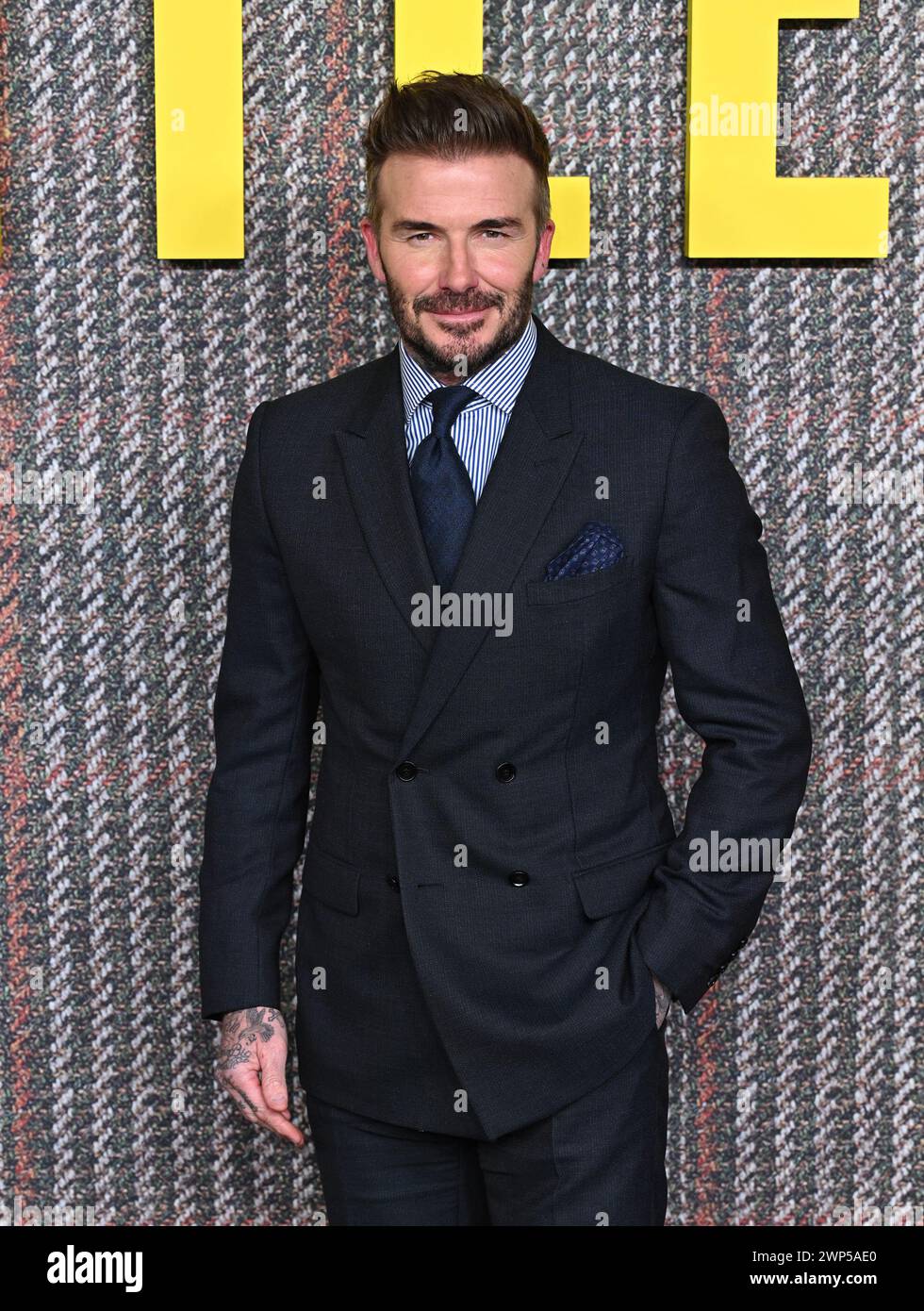 London, UK. March 5th, 2024. David Beckham arriving at The Gentlemen UK ...