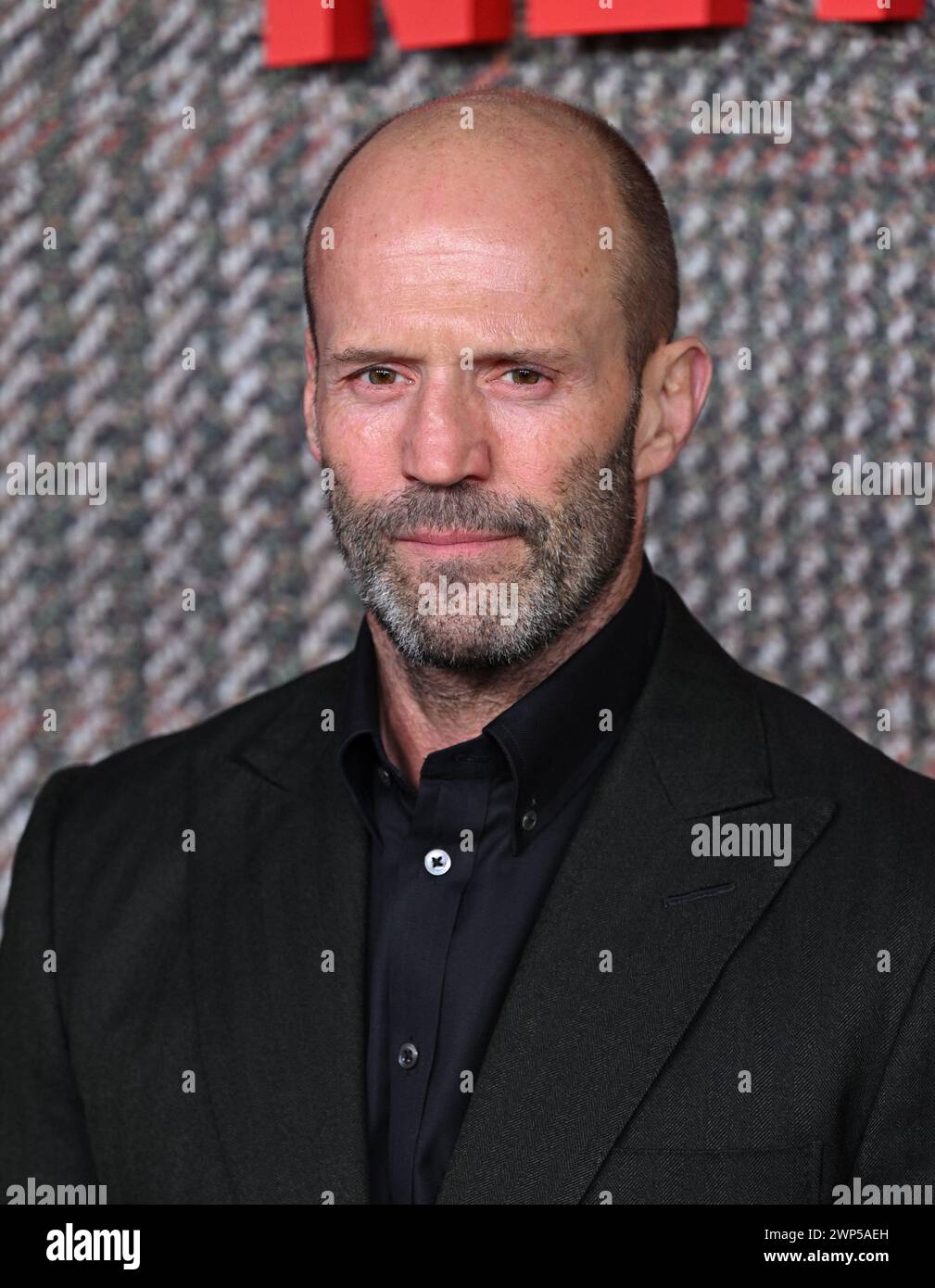 London, UK. March 5th, 2024. Jason Statham arriving at The Gentlemen UK ...