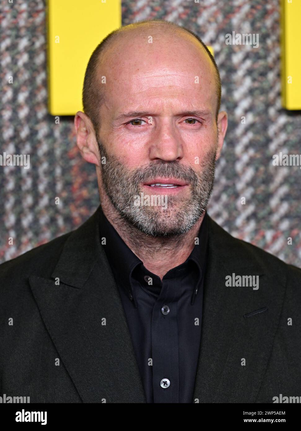 London, UK. March 5th, 2024. Jason Statham arriving at The Gentlemen UK ...