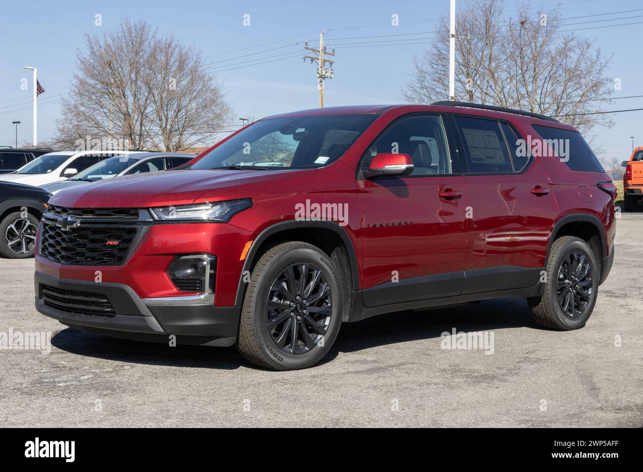 Noblesville - February 3, 2024: Chevrolet Traverse dealership display ...