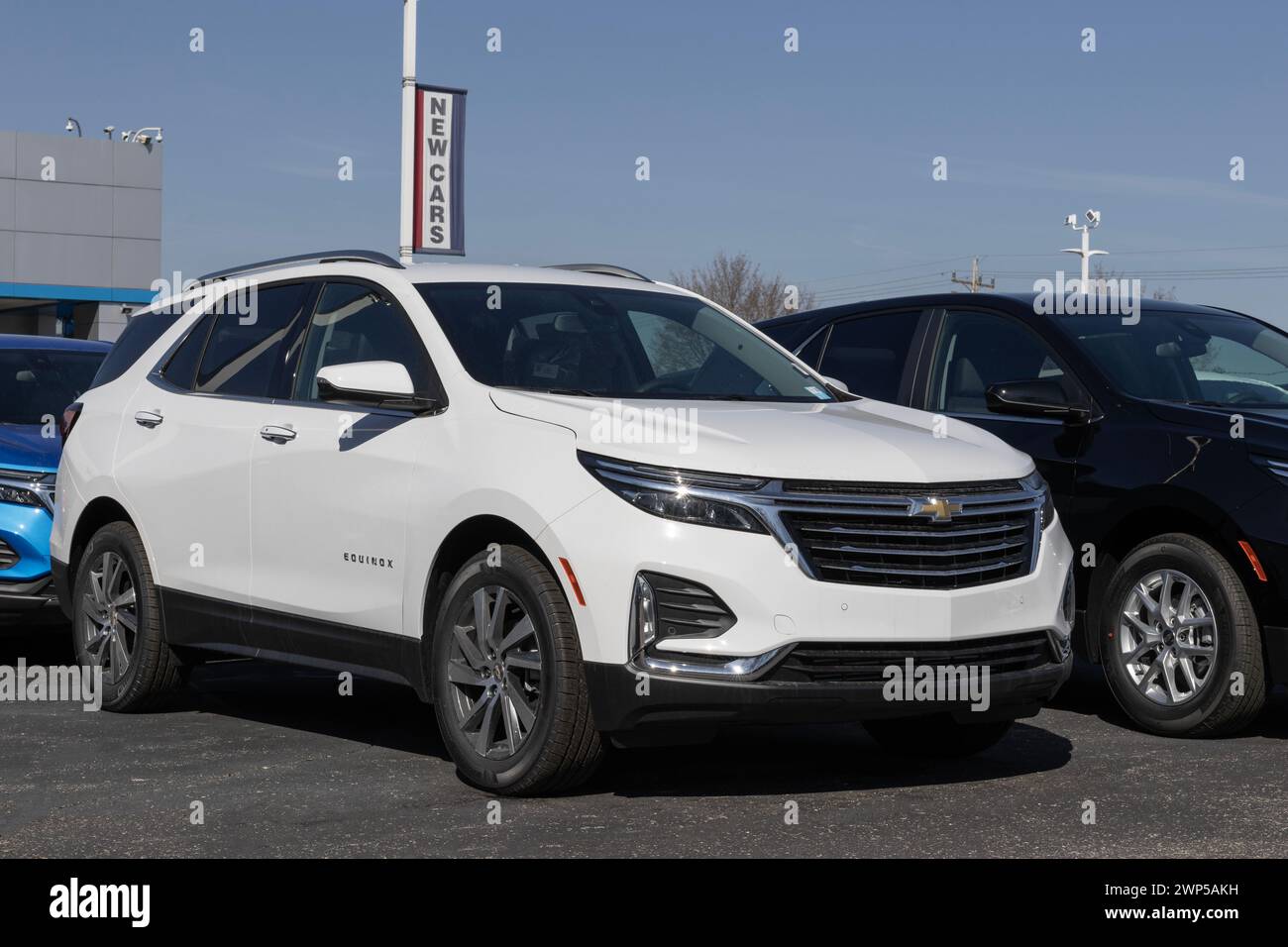 Noblesville - February 3, 2024: Chevrolet Equinox Premier display at a ...