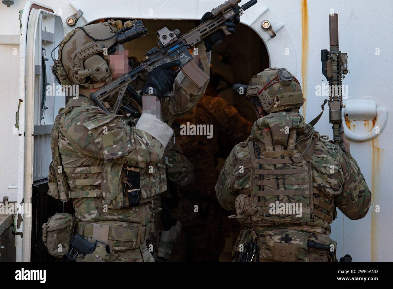 U.S. East Coast-based Naval Special Warfare Operators (SEALs), U.S ...