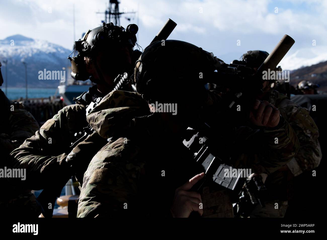 U.S. East Coast-based Naval Special Warfare Operators (SEALs), U.S ...