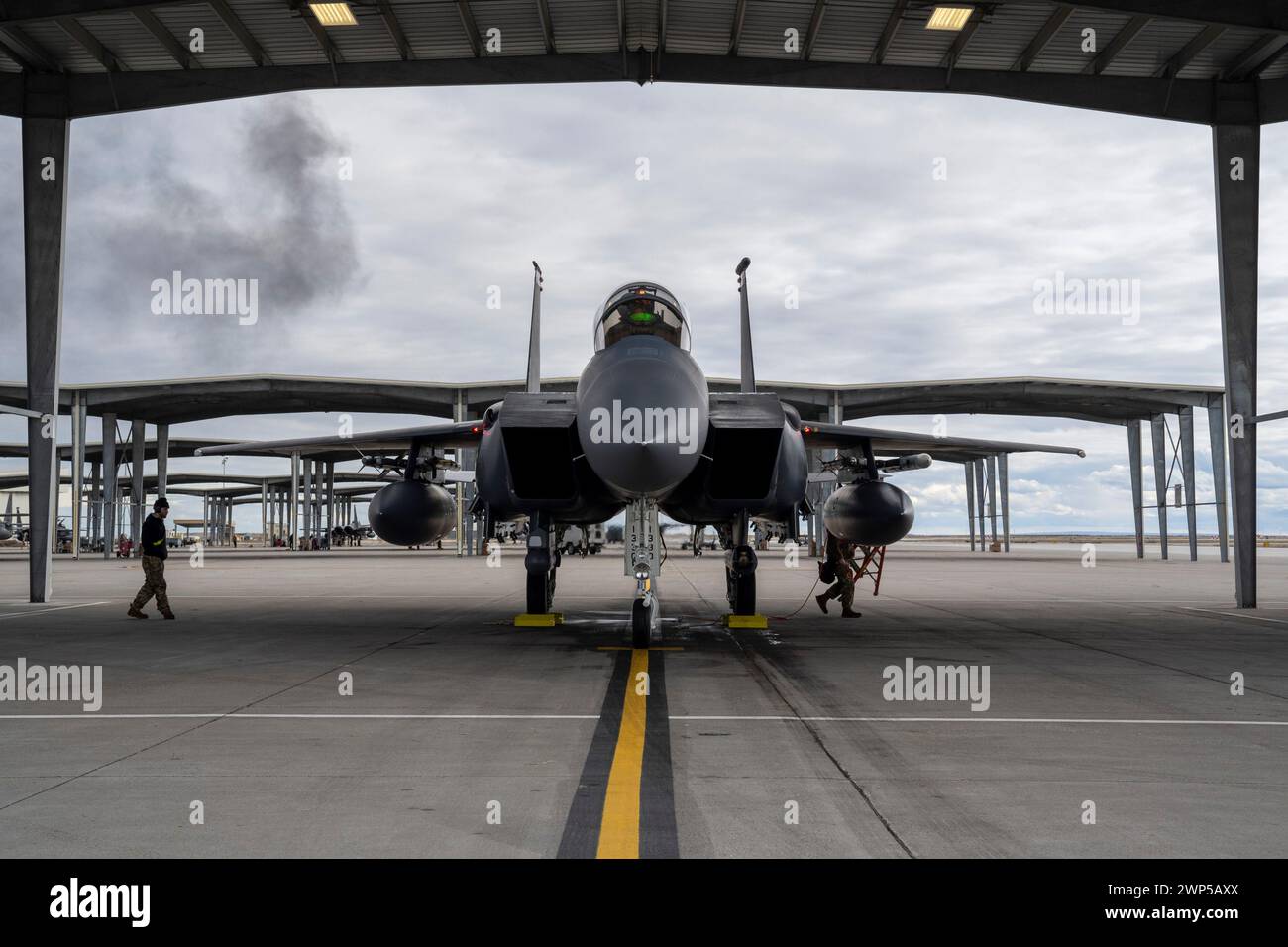U.S. Air Force Col. Isaac Bell, then 366th Fighter Wing deputy ...