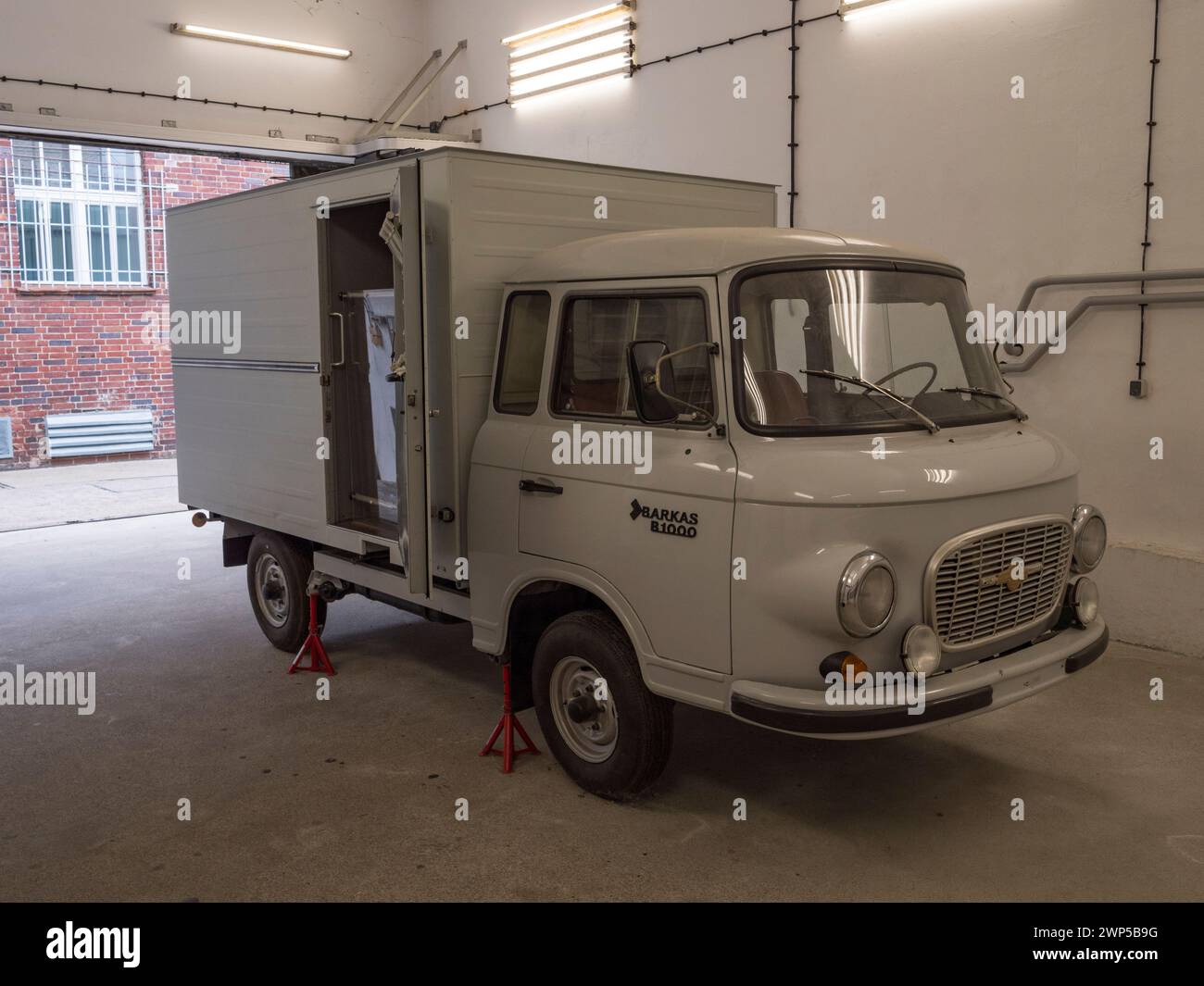 A Barkas "B 1000", Secret Police vehicle used to transport prisoners on ...